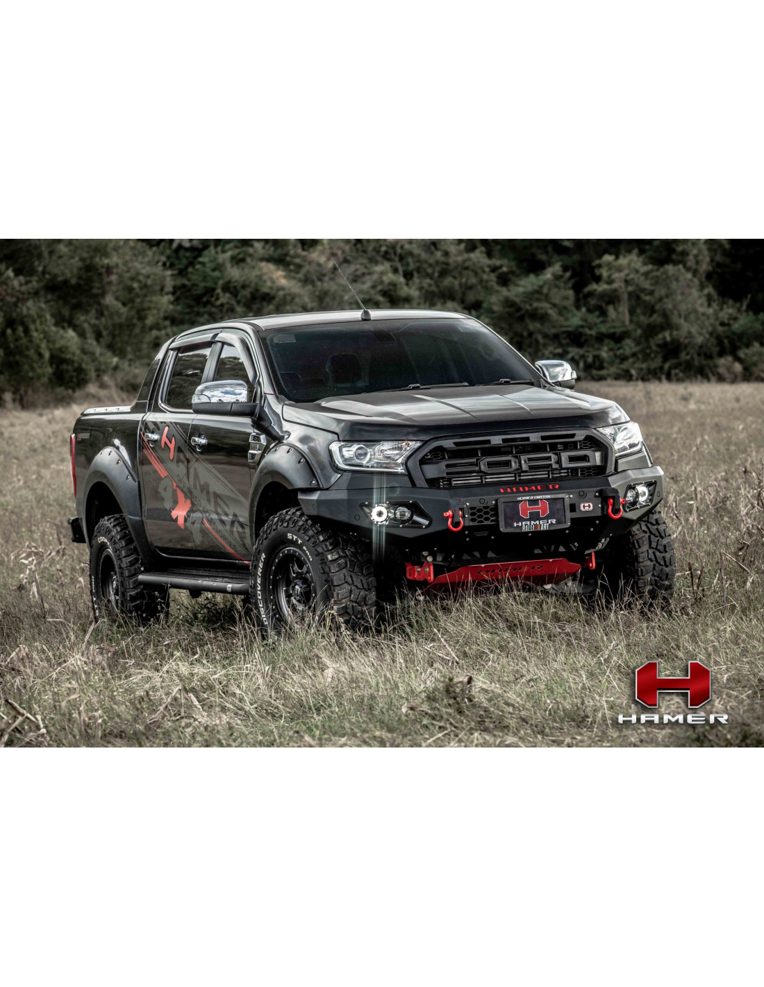 Bumper delantero serie KING Ford Ranger 2019+ HAMER