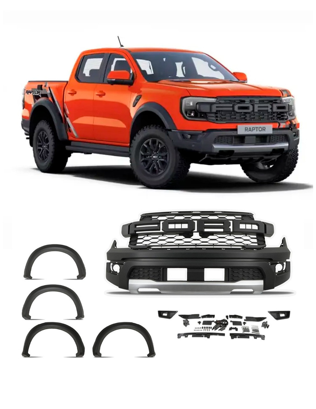 Body kit Raptor Style GEN2 Ford Ranger T9 2023+ MP