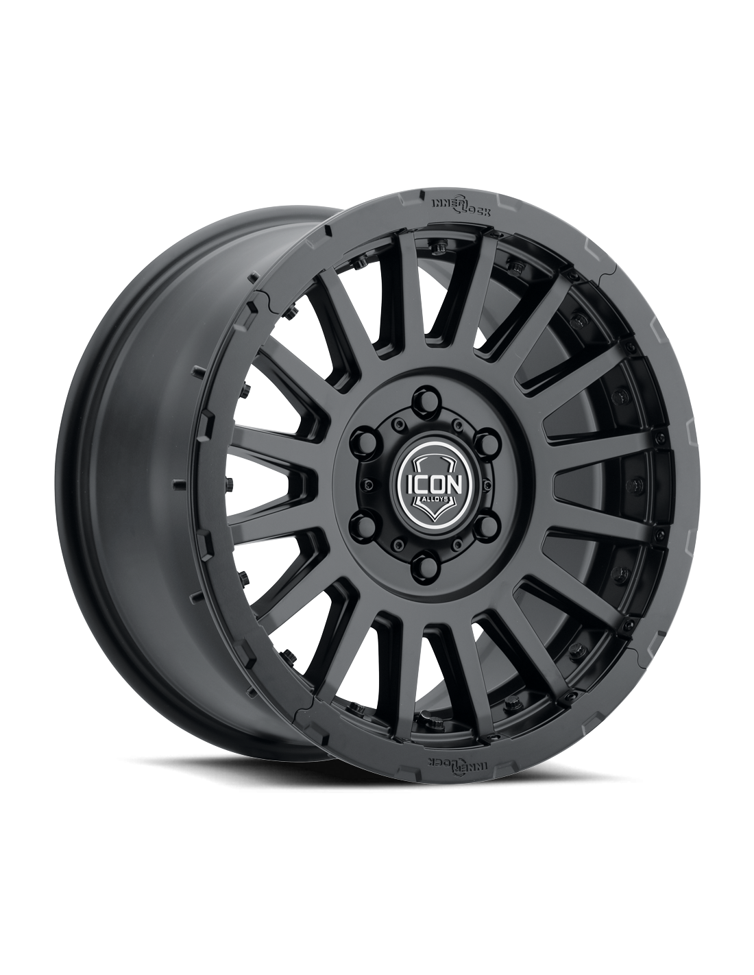 Llanta Recon PRO Santin Black 17x8.5 6x139/0 ICON ALLOYS